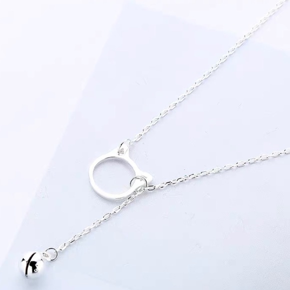 Jewelry | New 925 Sterling Silver Cat Bell Necklace | Poshmark
